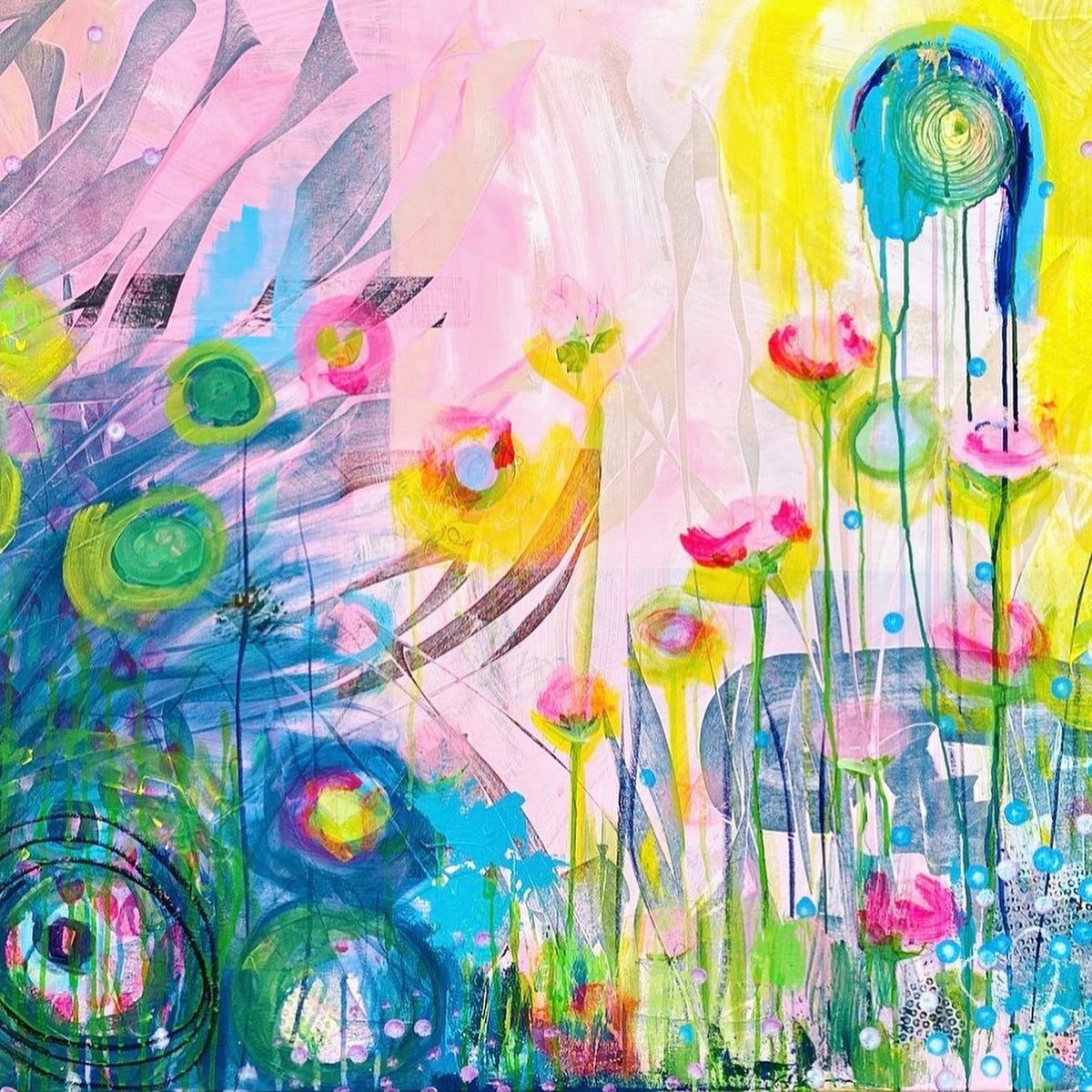Popular, happy, original art | Cheerful acrylic paintings – Kate ...